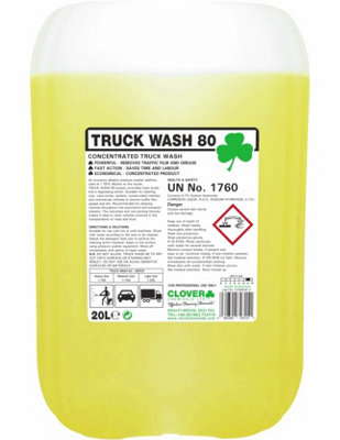 Clover Chemicals Truck Wash 80 Degreaser 20l | DIY at B&Q