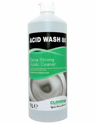 Clover Chemicals Wash 80 Extra Strong Acidic Cleaner 1l | DIY at B&Q
