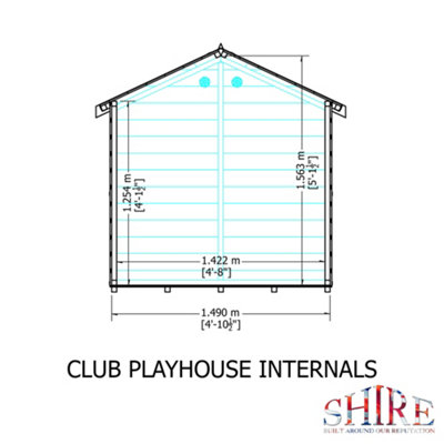 Club 5x4 Shiplap Little Houses