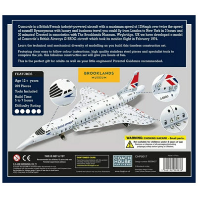 Coach House Partners Concorde Metal Construction Set (269 pieces)