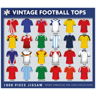 Coach House Partners Vintage Football Tops 1000 Piece Jigsaw