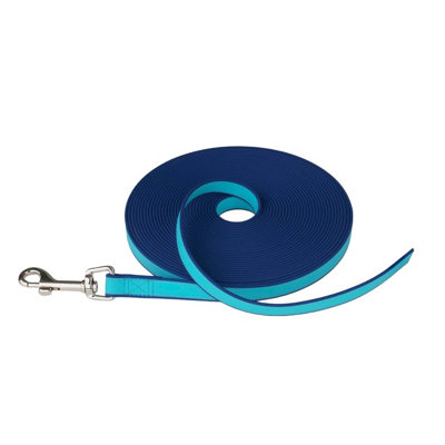Coachi Line Waterproof Training Dog Lead Navy/Light Blue (10m)