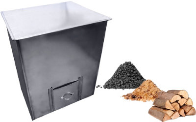 Coal Bunker Storage Galvanised Steel Bunker for Solid Fuels, Wood ...