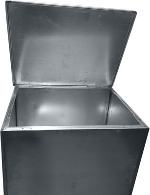 Coal Storage Galvanised Steel Log Bunker - 250kg No5