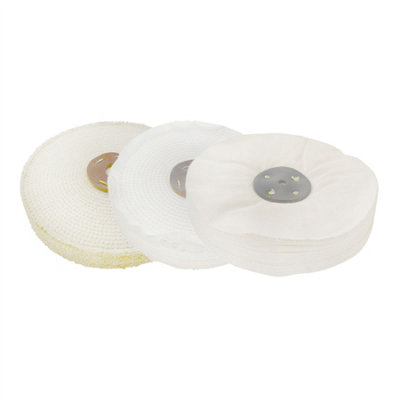 Coarse / Medium Final G Mops Polishing Sisal Floppy Mop 10" x 1.5" 3 ...