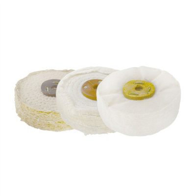 Coarse Medium Final G Polishing Buffing Mops Sisal Floppy 4" x 1" 2 ...