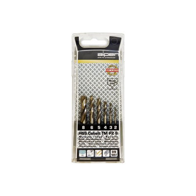 Cobalt Stub Drill Set Metric 6Pc Qty 1 Set ALPEN