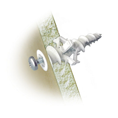 Cobra WallGripper Expandable Self-Drilling Plasterboard Fixing 4mm With ...