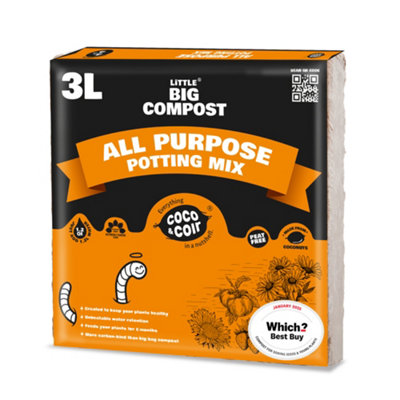 Coco & Coir All Purpose Compost 3L - Peat Free