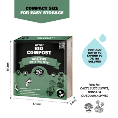 Coco&Coir Cactus & Succulent Compost - 9L Peat Free
