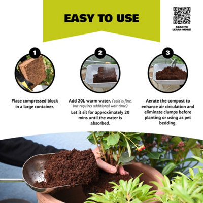 Coco&Coir Coco Grow - 75L/5KG - Peat Freee Compost