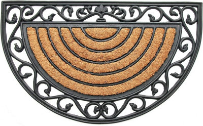 Coco&Coir Door Mat Rubber Backed Eco-Friendly Indoor Outdoor Heavy Duty ...