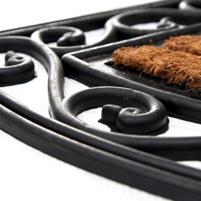Coco&Coir Door Mat Rubber Backed Eco-Friendly Indoor Outdoor Heavy Duty ...