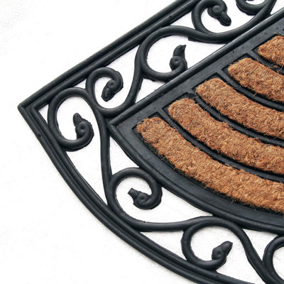 Coco&Coir Door Mat Rubber Backed Eco-Friendly Indoor Outdoor Heavy Duty ...