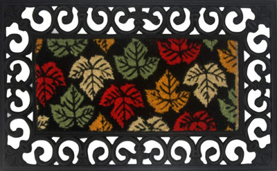 Coco&Coir TWO-in-ONE Coir doormat Rubber base + 2 insert mats Eco ...