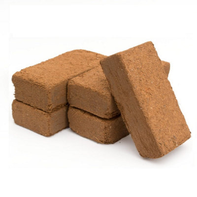 Coco Peat Brick - x10 - Makes 9L of Growing Media