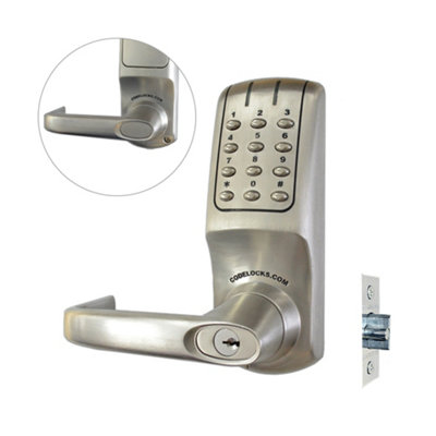 Codelocks CL5010 Heavy Duty Electronic Digital Lock with Key Override ...