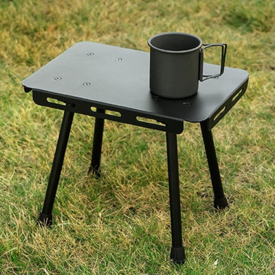 Coffee Outdoor Dual Purpose Mini Folding Table Camping Stools