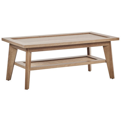Coffee Table Particle Board Laminated Light Wood SIMLA | DIY at B&Q