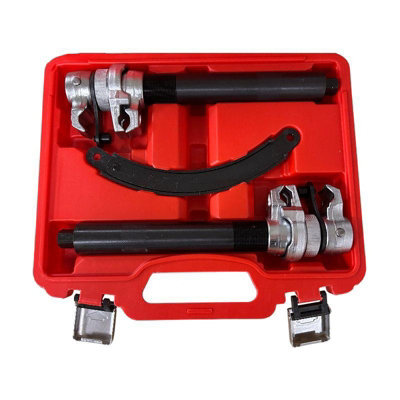 Coil Spring Compressor Set w/ Safety Guard 1200kg Heavy Duty Universal