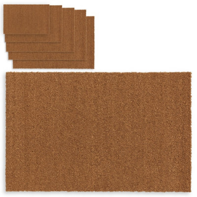 Coir Matting Entrance Mats, Heavy Duty Anti-Slip Rubber Backing, Indoor ...