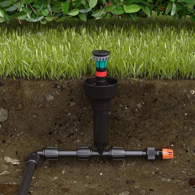 Colibri 90220 180 Degree Pop-Up Sprinkler, Corner Connector and Collar ...