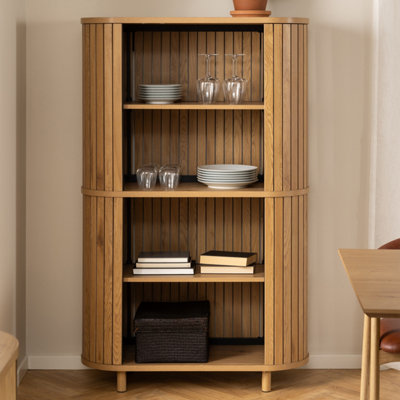 Colima 3 Shelve Bookcase in wild Oak