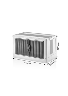 Collapsible Closet Organizers Door Stackable Plastic Foldable Storage ...