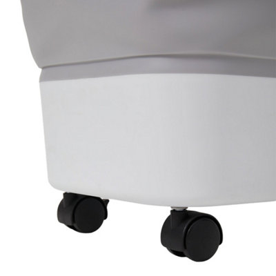 Collapsible Dry Food Storage Container with Wheels and Lids