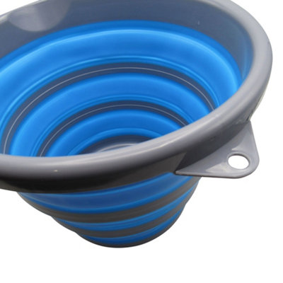 Collapsible Folding Bucket 10L (Storage Fold Down Caravaning Camping)
