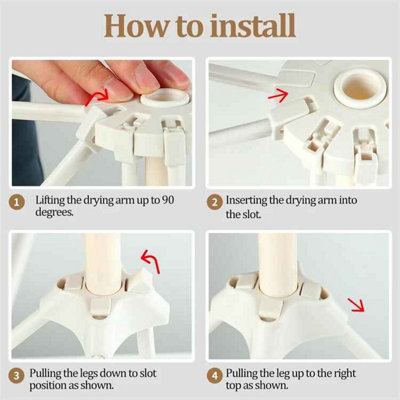 Collapsible Pasta Drying Rack Folding Noodle and Spaghetti Stand with ...