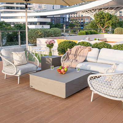 Colorado GRC Large Coffee Table in Space Gray | DIY at B&Q