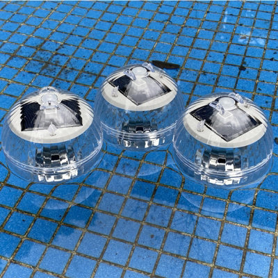 Buy Colorful Light New Solar LED Pool Decoration Floating Light at B&Q