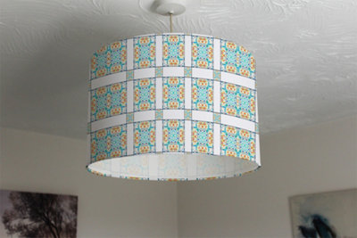 Colorful seamless textile design (Ceiling & Lamp Shade) / 25cm x 22cm ...