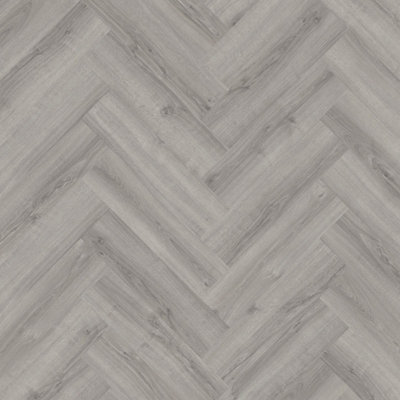 Colos Cotillo Herringbone 7664 Grey 2.5mm Thick Glue-Down Contract LVT For Domestic & Commercial ...