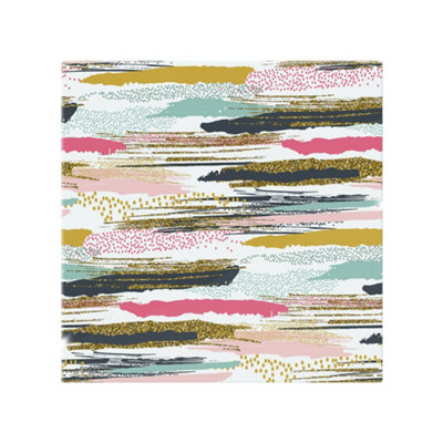 Coloured Stripes & Spots Splash Back designer style