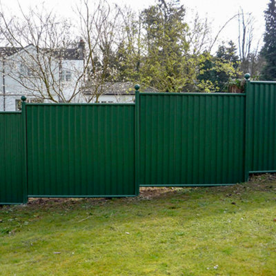 ColourFence Standard Extra-Wide Panel - Plain 1.5m/5ft high by 2.35m/7 ...