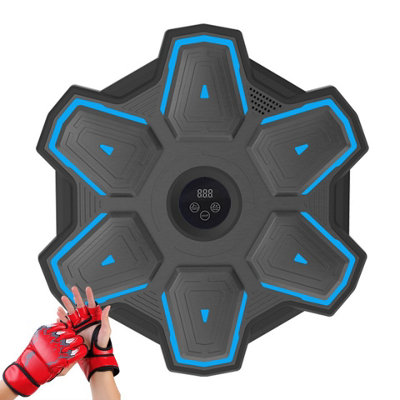Colourful Lights Music Boxing Target with Red Gloves