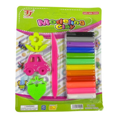 Colourful Playdough Modelling Pack