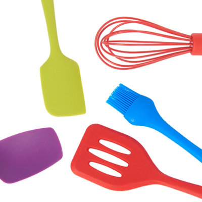 Colourworks 5-Piece Silicone Mini Utensils Set