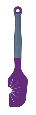 Colourworks Brights Purple "The Swip" Whisk and Bowl Scraper | DIY at B&Q