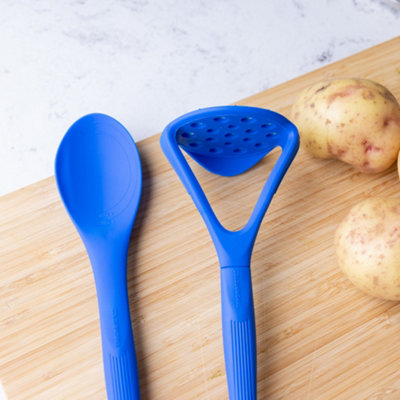 Colourworks Heat-Resistant Silicone Masher with Ergonomic Grip for ...
