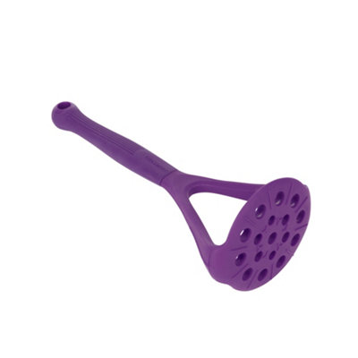Colourworks Heat-Resistant Silicone Masher with Ergonomic Grip for ...
