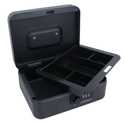 Combination Petty Cash Box Money Coin Tin Deposit Security Safe ...