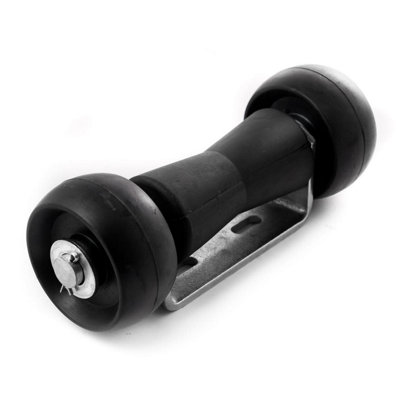 Combination roller assembly, small, 5" v-roller | DIY at B&Q