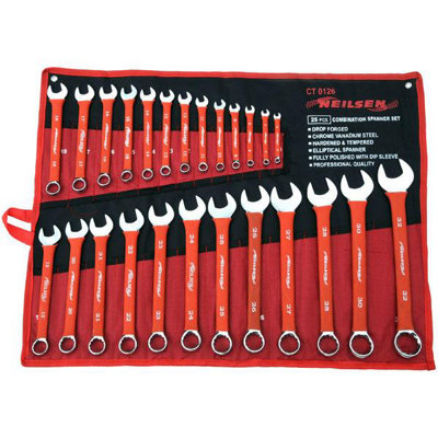 Combination Spanner Set, 25pc 6mm-32mm, Drop Forged (Neilsen CT0126)