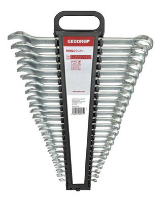 Combination Spanner Set sizes 6-32mm 24pcs | DIY at B&Q