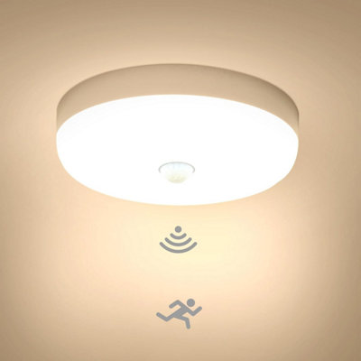 Combuh Indoor LED PIR Motion Sensor Ceiling Light 15 w 1500 lm, 15 cm ...