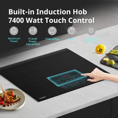 Comfee 7400W Induction Cooker Hot Plates with 4 Zones Induction Stove