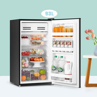 Comfee Black Under Counter Fridge 93L Small Fridge with Cooler Box ...
